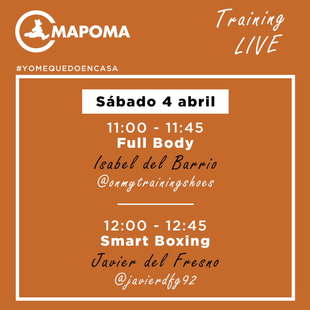MAPOMA TRAINING LIVE SEMANA 30 mar / 5 abr | AD Mapoma